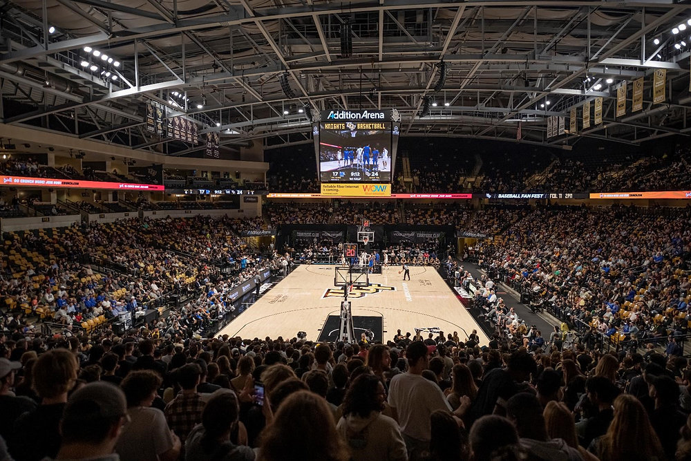 Advertise inside Addition Financial Arena - Home of UCF Basketball